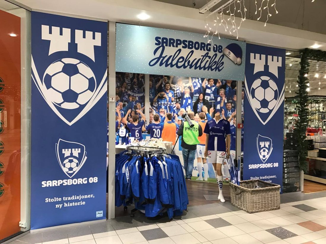 Julebutikken på Amfi Borg har åpnet / Sarpsborg 08